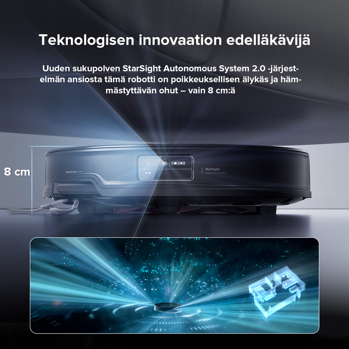 Roborock Saros 10R -robotti-imuri monitoimitelakalla 4.0 | Roborockin ...