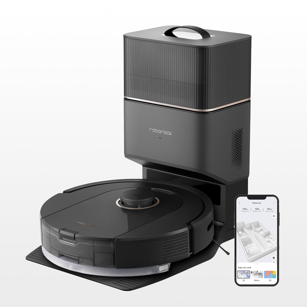 Roborock Q5 Pro+ -robotti-imuri automaattisesti tyhjennettävällä ...